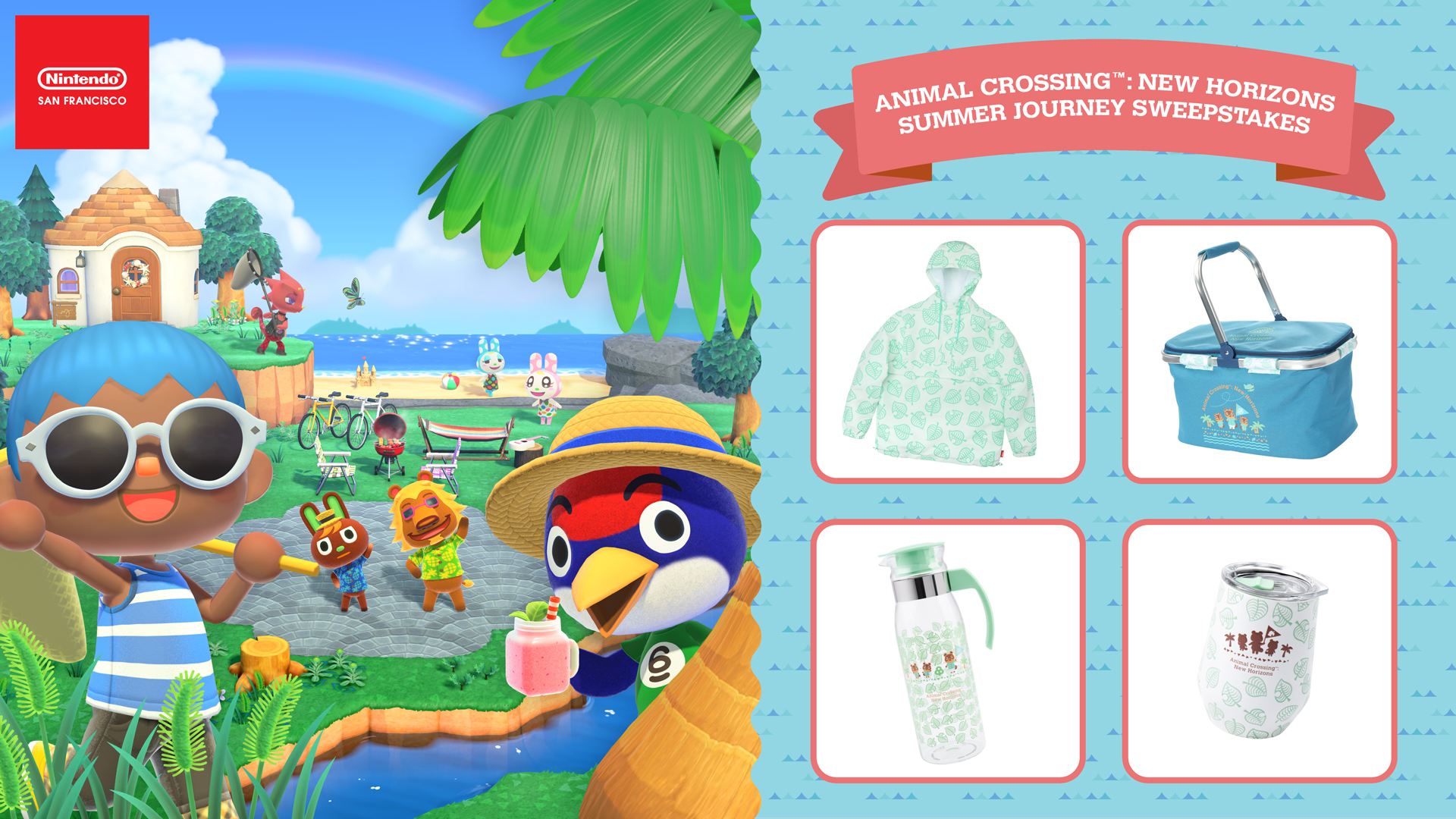 Animal Crossing™: New Horizons Summer Journey Sweepstakes | Rewards | My Nintendo