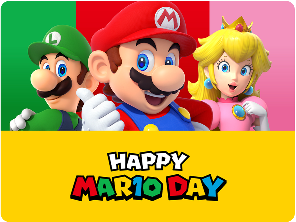 Wallpaper: Happy MAR10 DAY | Rewards | My Nintendo