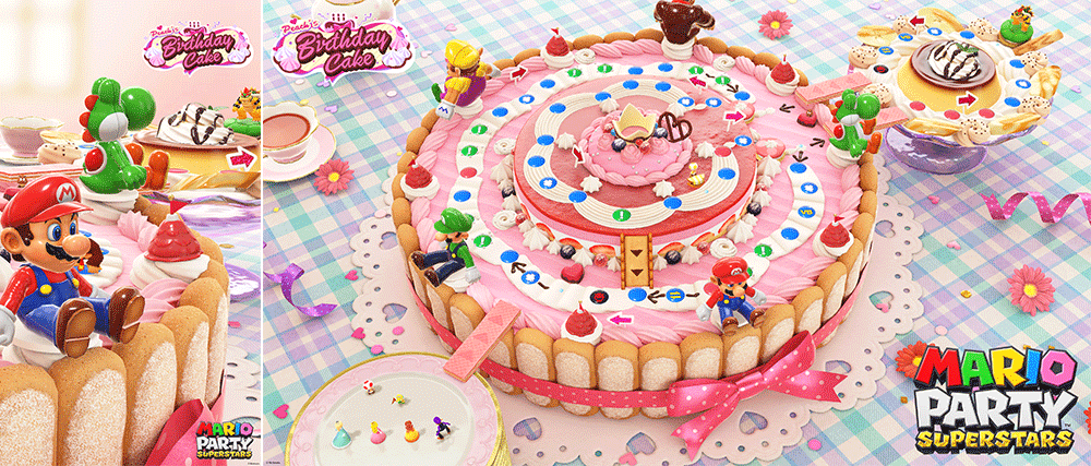 Wallpaper - Mario Party™ Superstars: Peach’s Birthday Cake | Награды ...