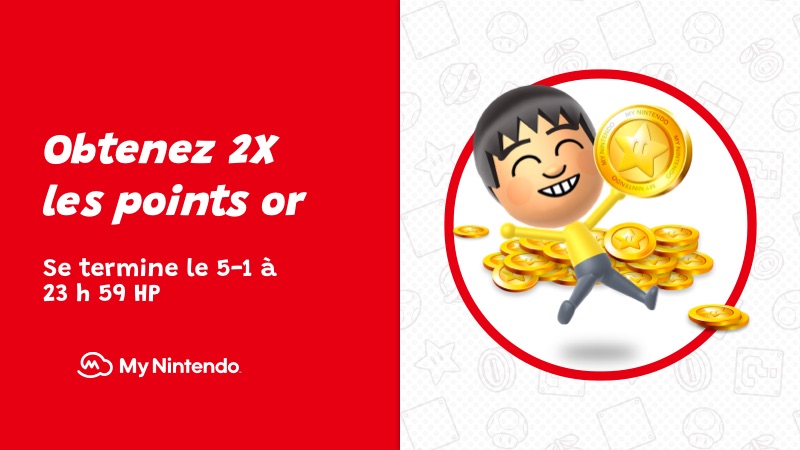 Visez l'or! | Notifications My Nintendo | My Nintendo