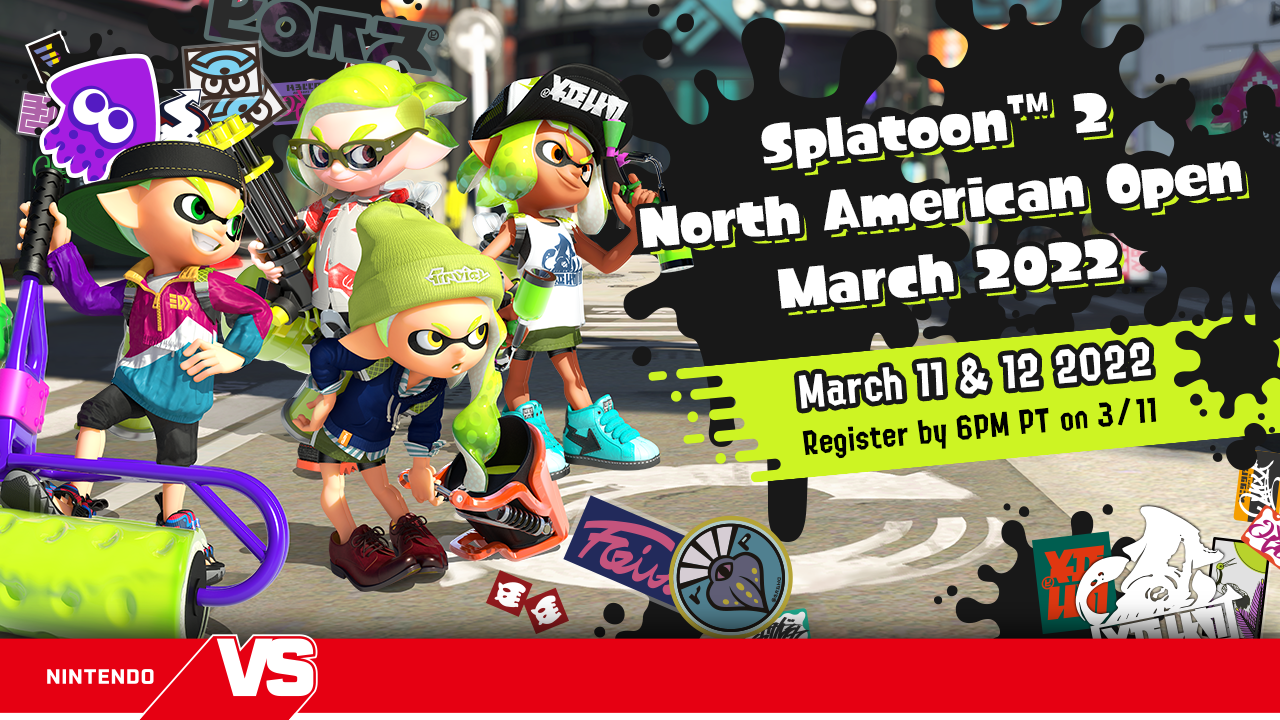 Splatoon 2 North American Open March 2022 (3/11 - 3/12) | My Nintendo ...