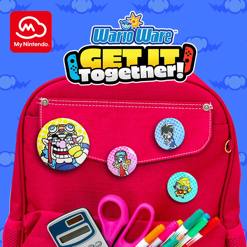 WarioWare™: Get It Together! Button Pin Set | 禮品 | My Nintendo