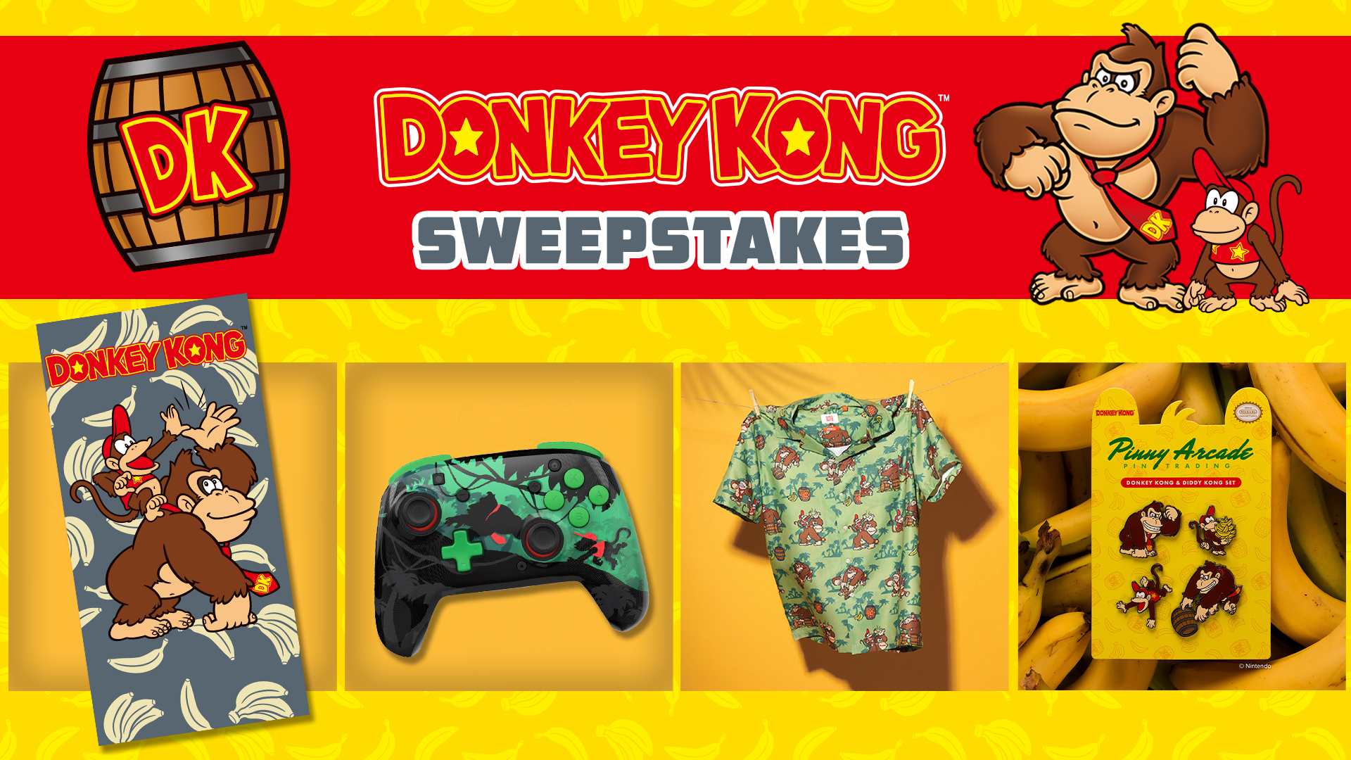 My Nintendo™ x Donkey Kong™ Sweepstakes | Rewards | My Nintendo