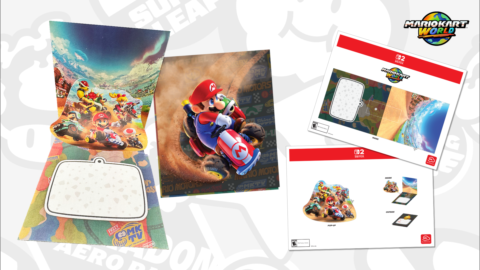 Printable - Mario Kart™ World - Pop-up Card | Rewards | My Nintendo
