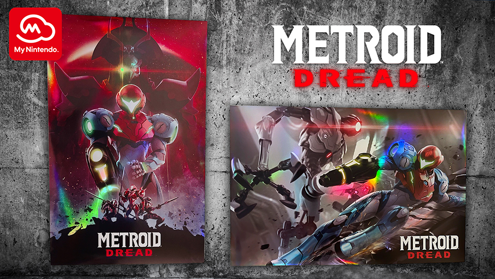 The Metroid Dread Holographic Poster Set reward has been restocked ...