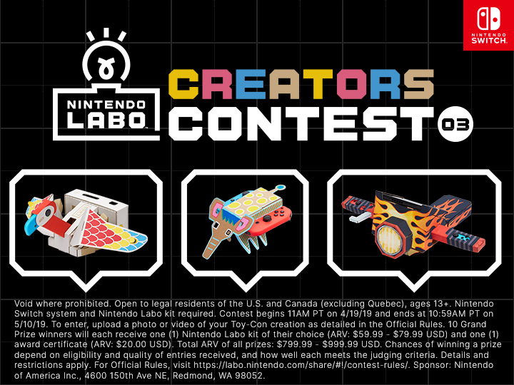 Show off your design skills in the latest Nintendo Labo Creators ...