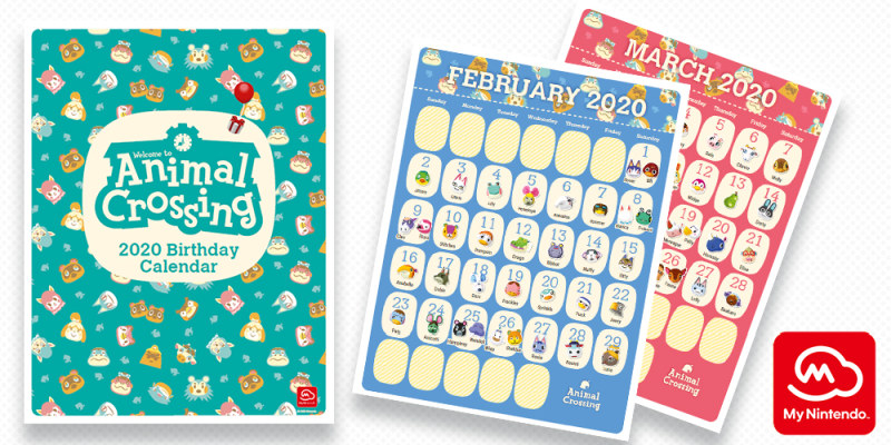 My Nintendo (EU) - Animal Crossing birthday calendar 2020 now available ...