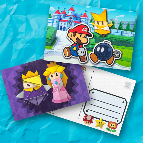Paper Mario™: The Origami King Postcard Set | Rewards | My Nintendo
