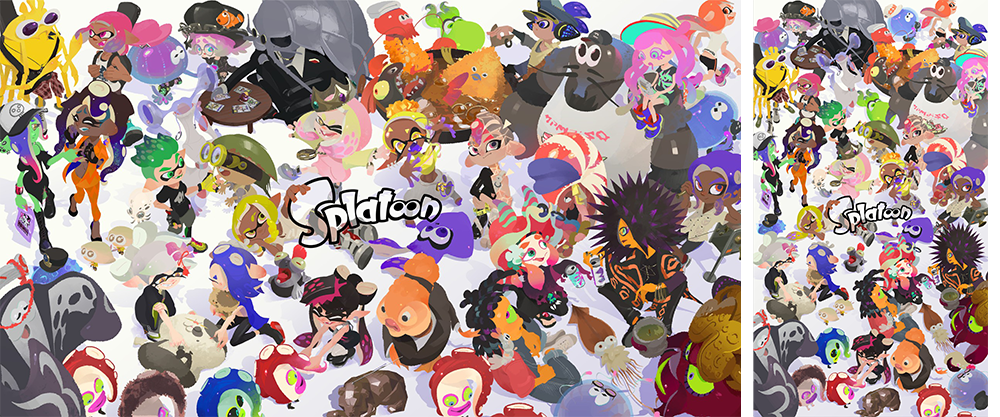 Wallpaper – 10 Years of Splatoon | Rewards | My Nintendo