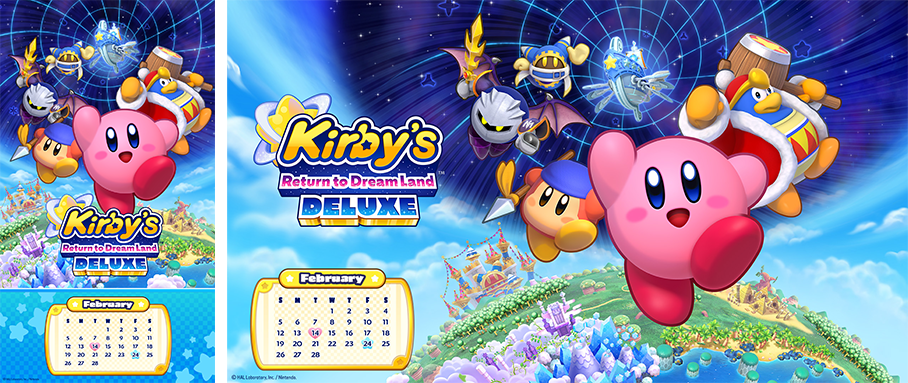 February Calendar: Kirby's Return to Dream Land™ Deluxe | Rewards | My ...