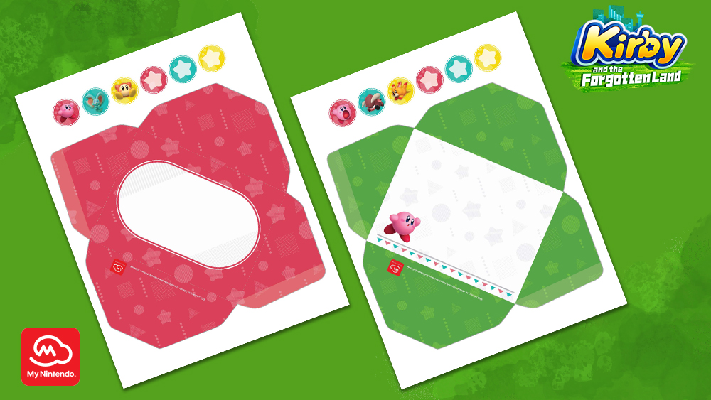 Printable - Kirby™ and the Forgotten Land Envelope | Recompensas | My ...