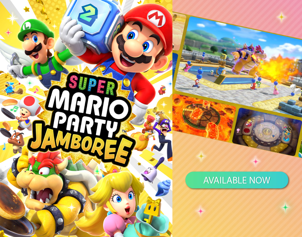 It's a party time! The Super Mario Party™ Jamboree game is available ...