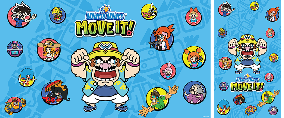 Wallpaper: WarioWare™: Move It! — Wario and Friends | Rewards | My Nintendo