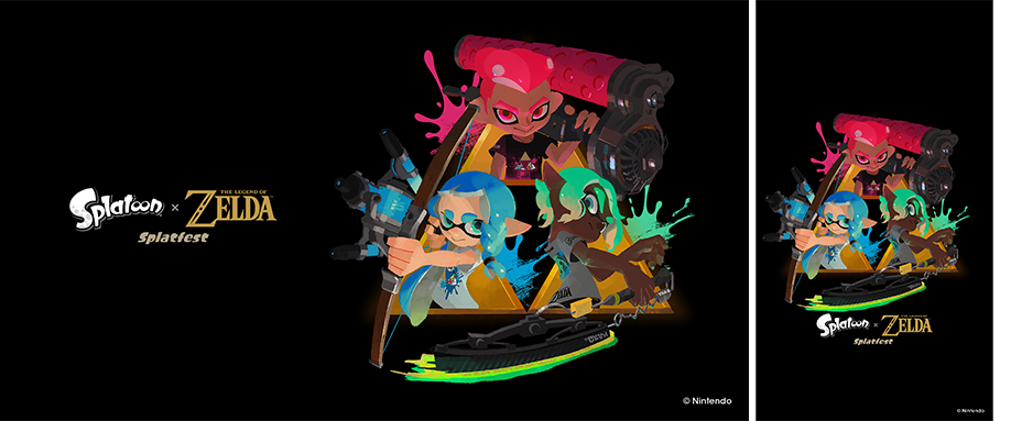 Wallpaper: Splatoon™ x The Legend of Zelda™ Splatfest 2023 | Rewards | My Nintendo