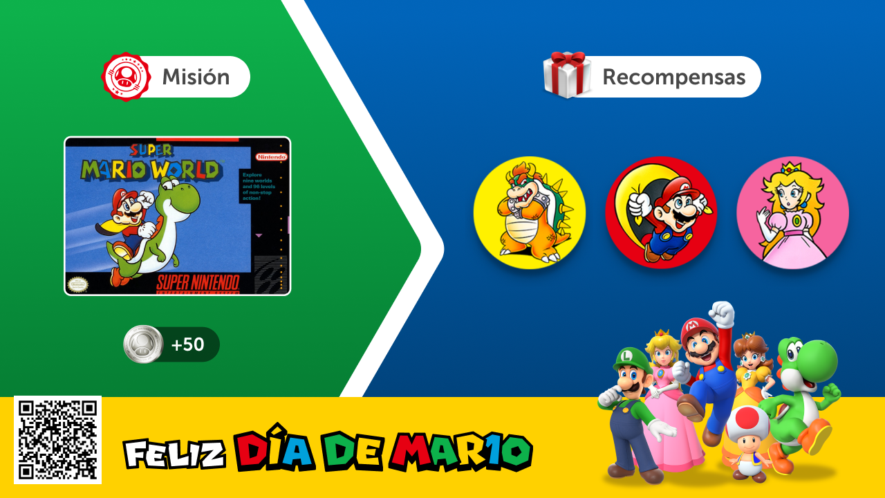 ¡Celebra DÍA DE MARIO con recompensas de My Nintendo! | Novedades de My ...