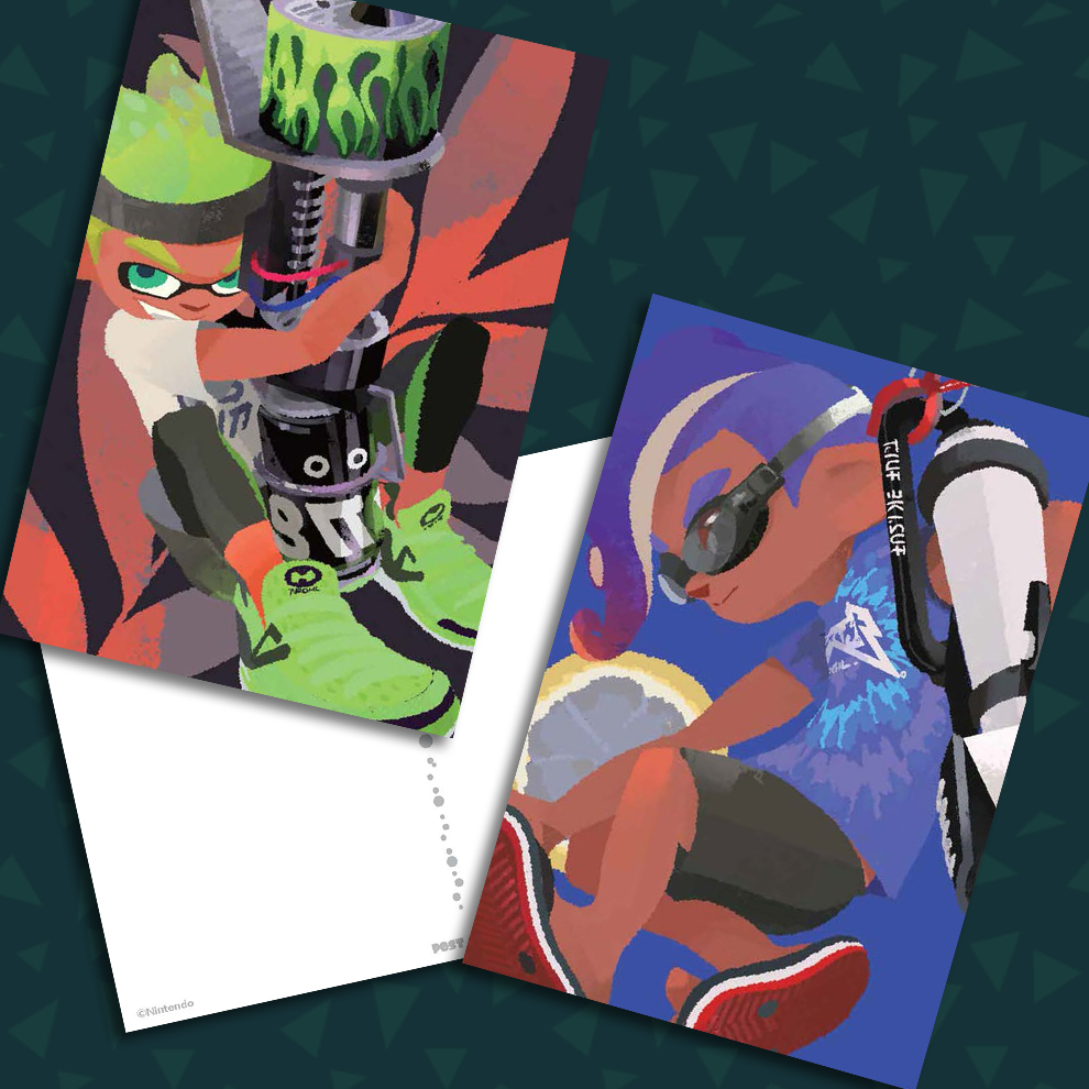 Splatoon™ 2 Postcard Set | Rewards | My Nintendo