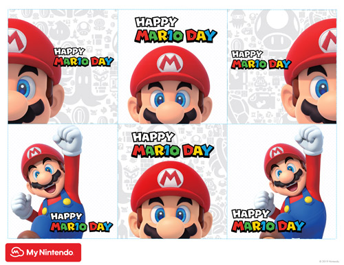 Printable - 2019 Happy MAR10 DAY cards | Rewards | My Nintendo