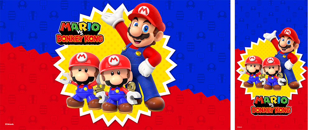 Wallpaper: Mario vs. Donkey Kong™ – Mario | Rewards | My Nintendo