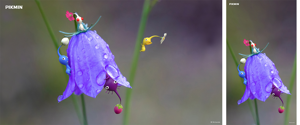 Wallpaper: Pikmin™ Gentian flower | 기프트 | 마이 닌텐도