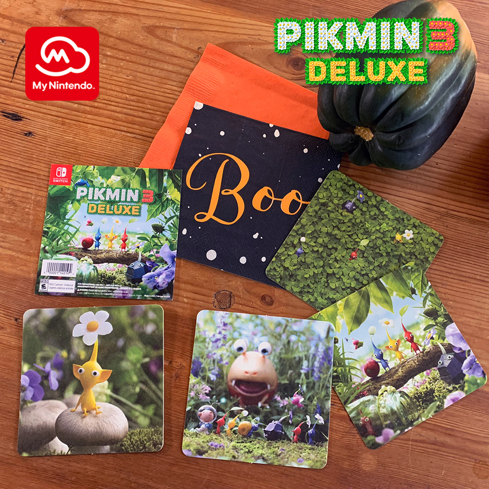 Pikmin™ 3 Deluxe coasters (set of 4) | ギフト | マイニンテンドー