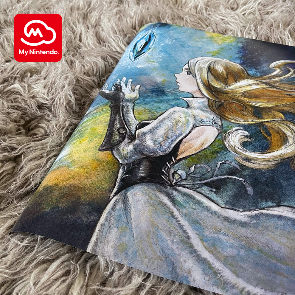 Bravely Default II Reversible Poster | Rewards | My Nintendo