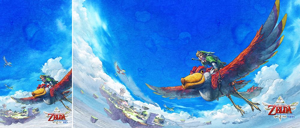 Wallpaper: Link & Loftwing - The Legend of Zelda™: Skyward Sword HD ...