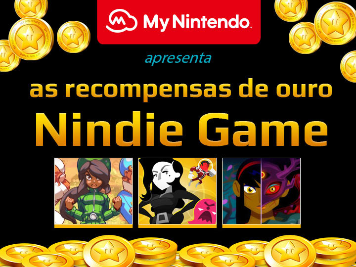 My Nintendo apresenta: Jogos Nindie como recompensas de pontos de ouro ...