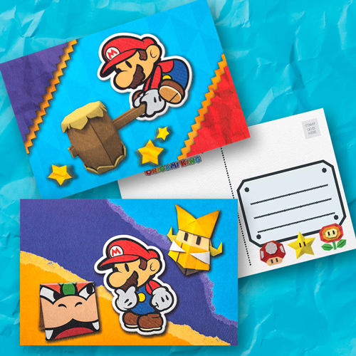 Paper Mario™: The Origami King Postcard Set | Rewards | My Nintendo