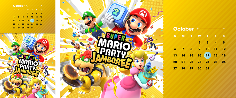 October Calendar: Super Mario Party™ Jamboree | Rewards | My Nintendo