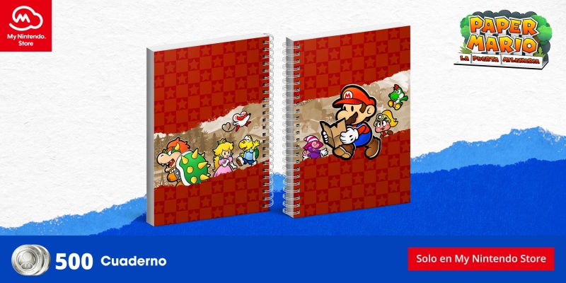 My Nintendo añade esta genial libreta de Paper Mario a su catálogo ...