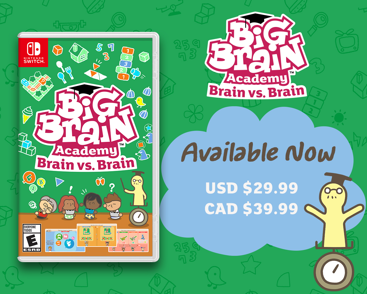 Get those brains a-flexin'! Big Brain Academy™: Brain vs. Brain is now ...