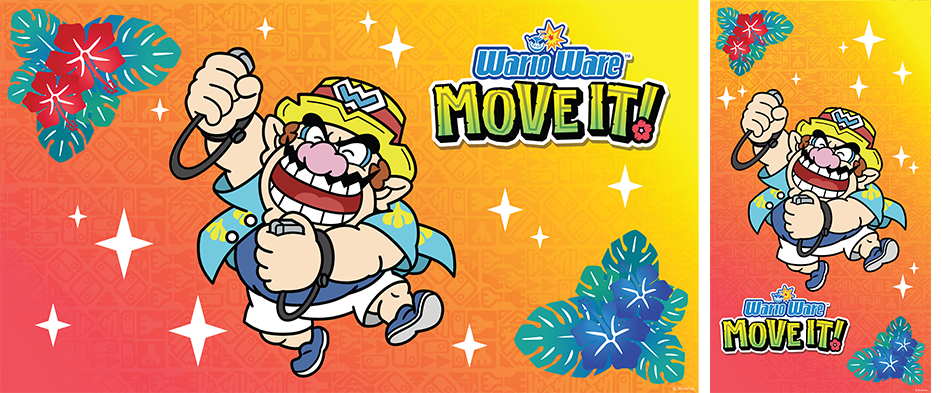 Wallpaper: WarioWare™: Move It! | Rewards | My Nintendo