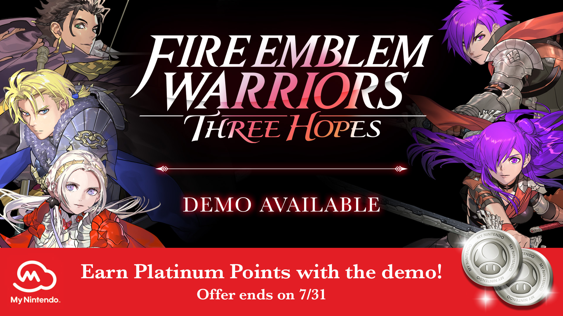 Grab the Fire Emblem Warriors: Three Hopes demo by 7/31 to earn 100 Platinum Points! | My ...