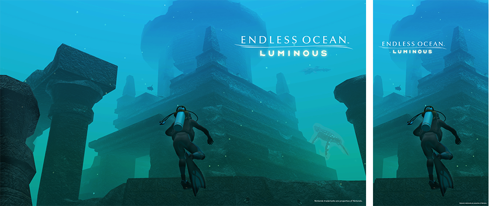 Wallpaper: Endless Ocean™ Luminous - Ancient Ruins | Rewards | My Nintendo