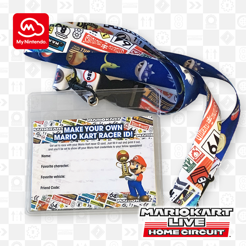 Mario Kart Live: Home Circuit™ - Racer ID Holder and Lanyard | 기프트 | 마이 닌텐도
