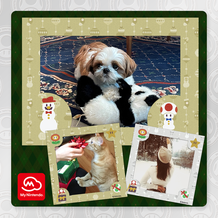 Printable: My Nintendo Holiday Wrapping Paper | Rewards | My Nintendo